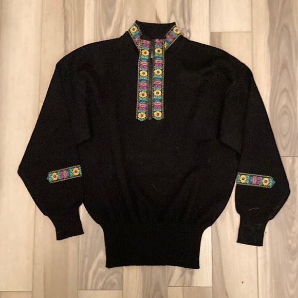 David Meister | Sweaters | Meister Vintage Wool Blend Sweater 8s To 90s ...